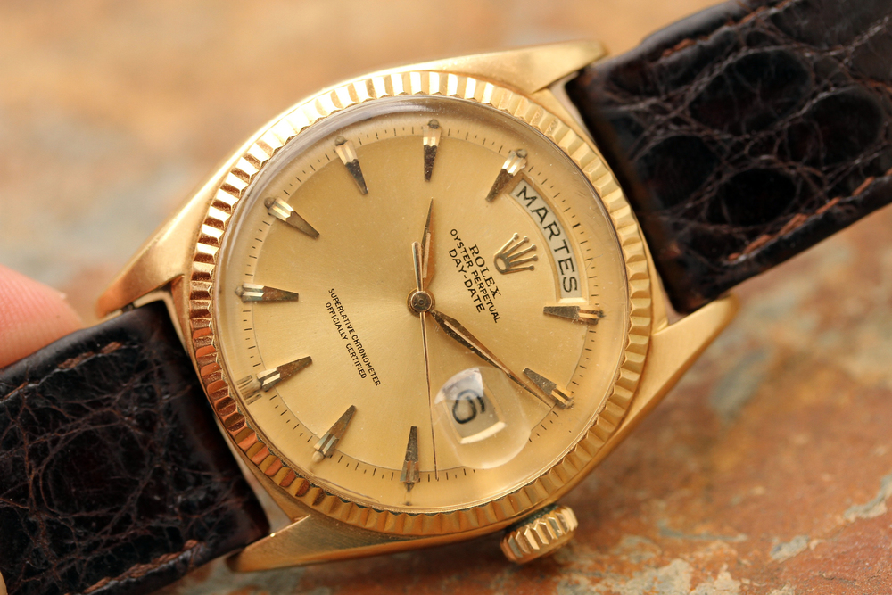 1961 Rolex Day Date 1803 Claw Dial With Dauphine Hands Lunar Oyster 1961 Rolex Day Date 1803 Claw Dial With Dauphine Hands Lunar Oyster