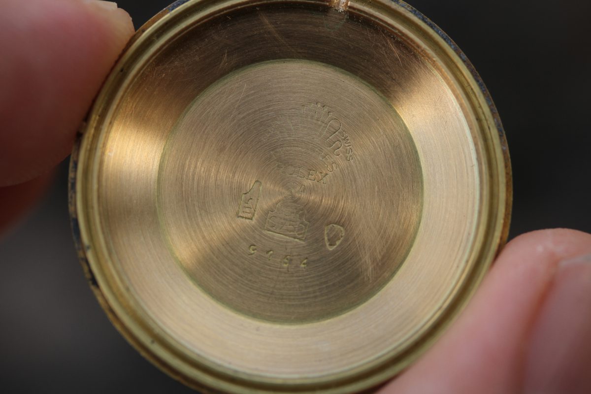 1956 Rolex Verislim ref. 9164 "18kt Gold, 35mm, Subdial Seconds ...