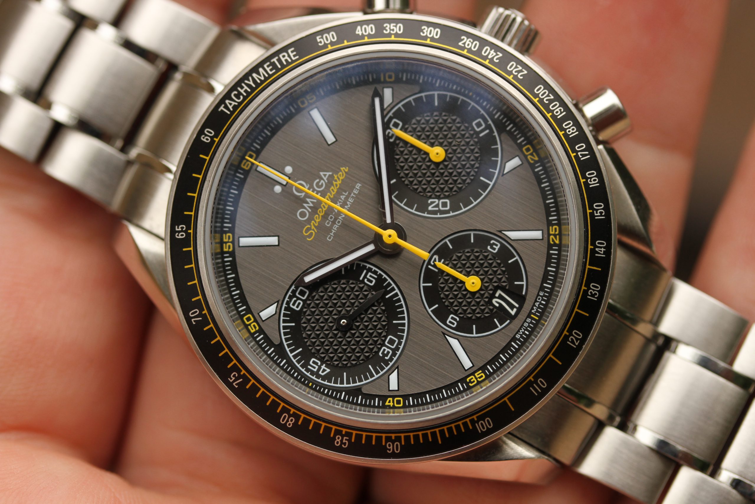 Omega Speedmaster Racing 40mm Ref 326 30 40 50 06 001 Grey Dial