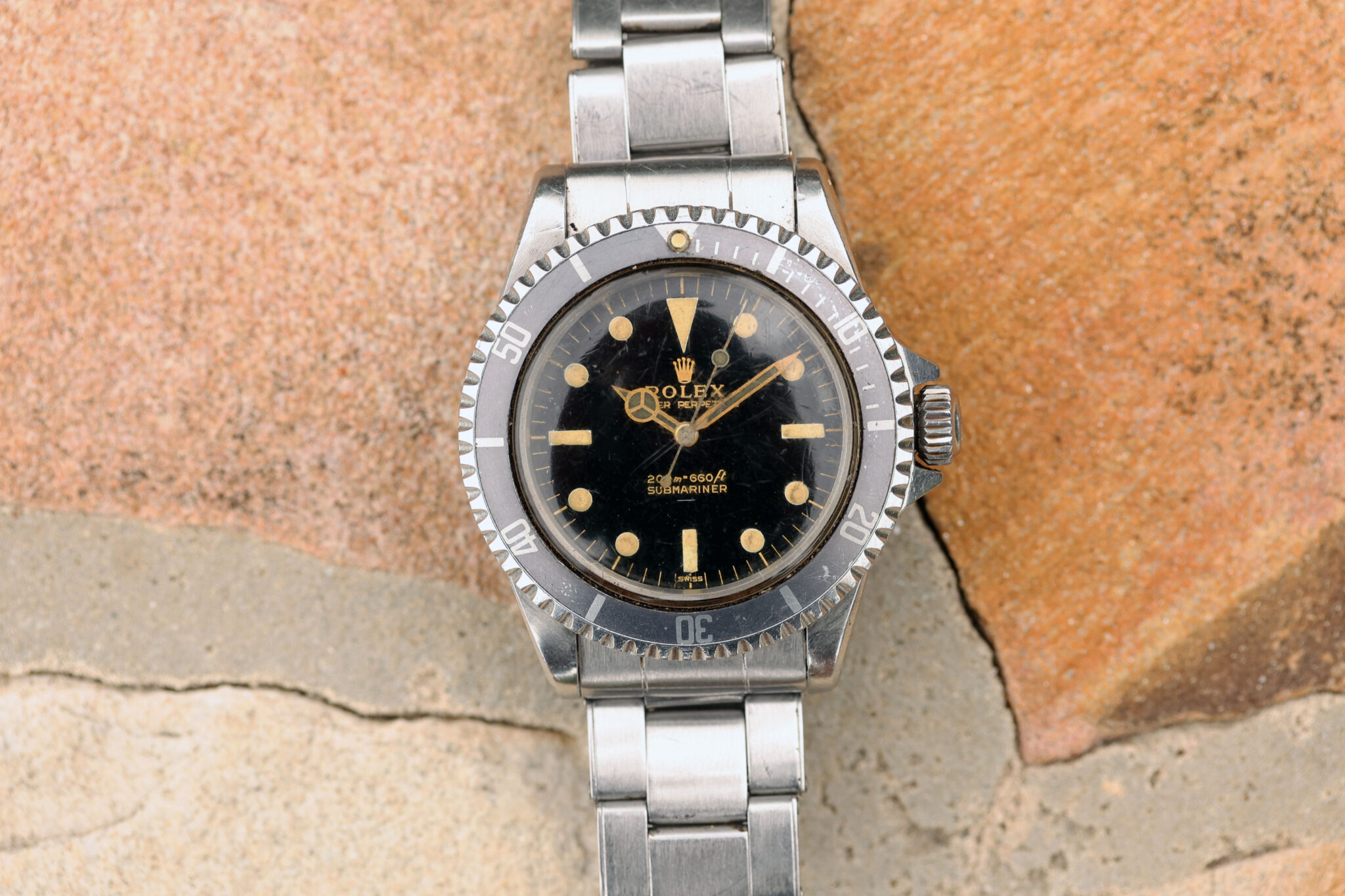 1963 Rolex Submariner ref. 5513 “Gilt Underline Dial, Raw and As Found ...