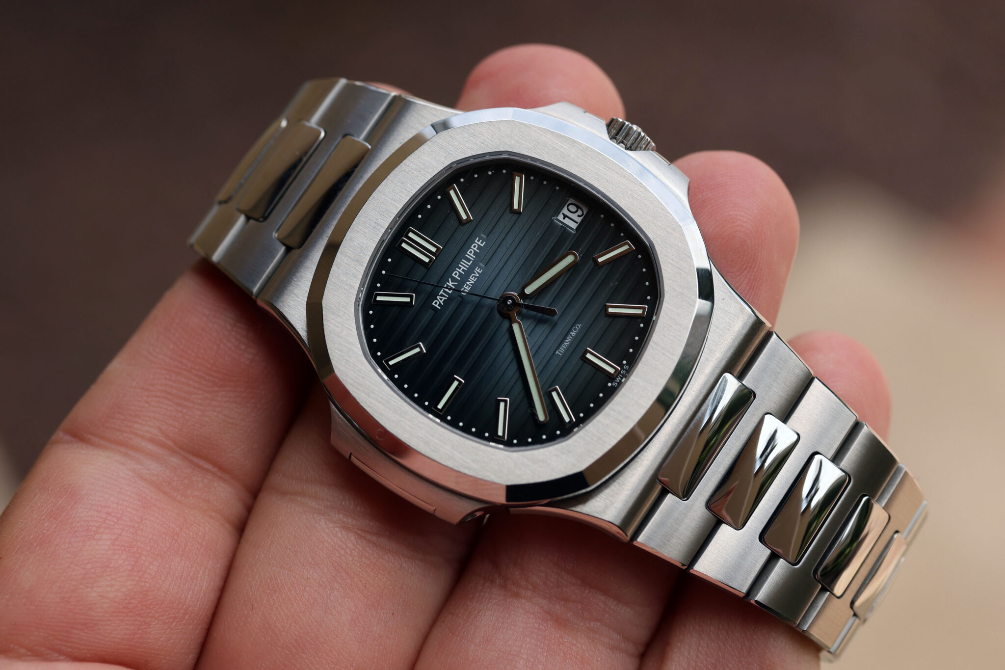 2019 Patek Philippe Nautilus ref. 5711/1A “Blue Tiffany & Co” – Lunar ...