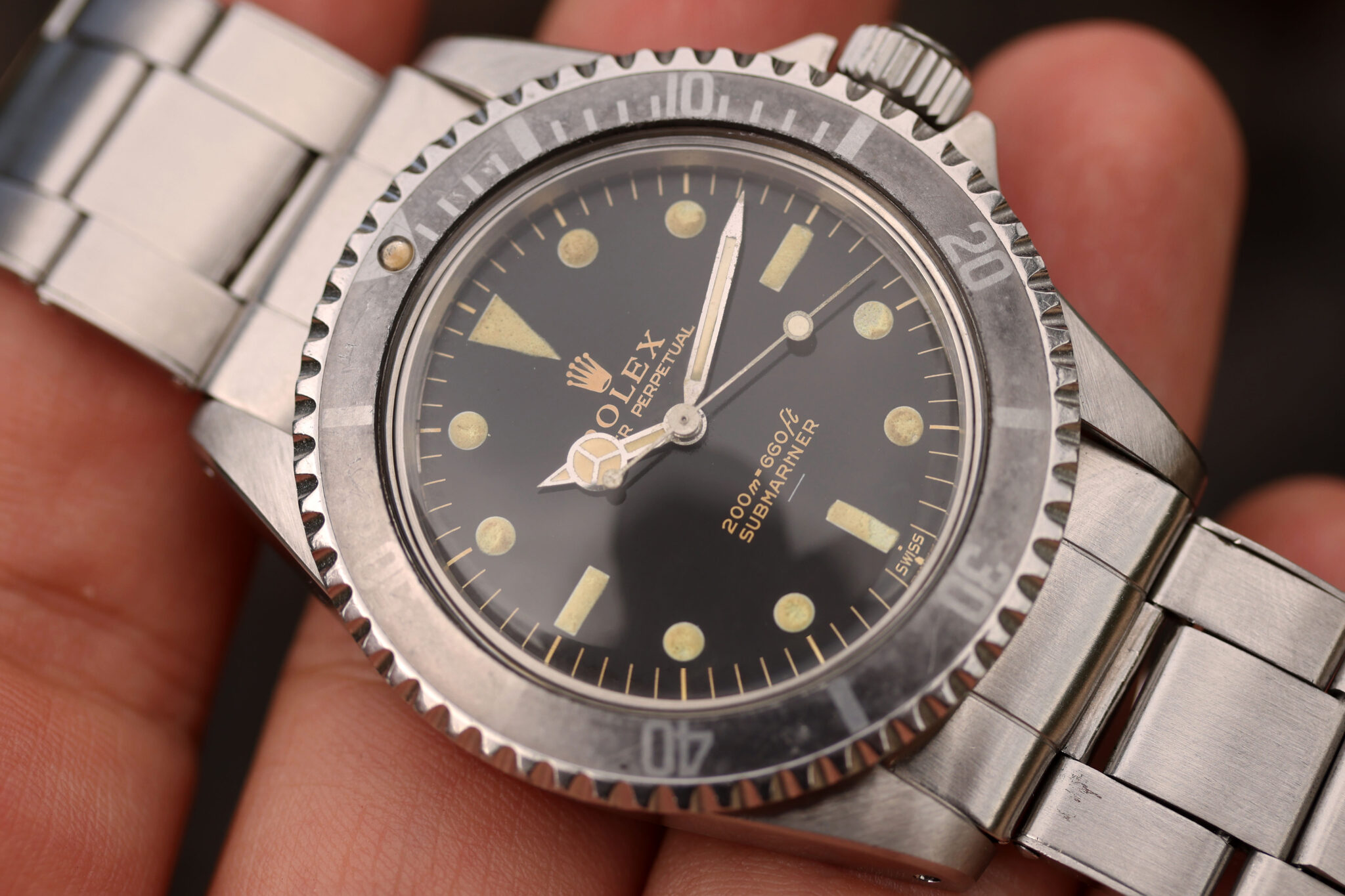 1963 Rolex Submariner ref. 5513 “Gilt Underline Dial” – Lunar Oyster ...