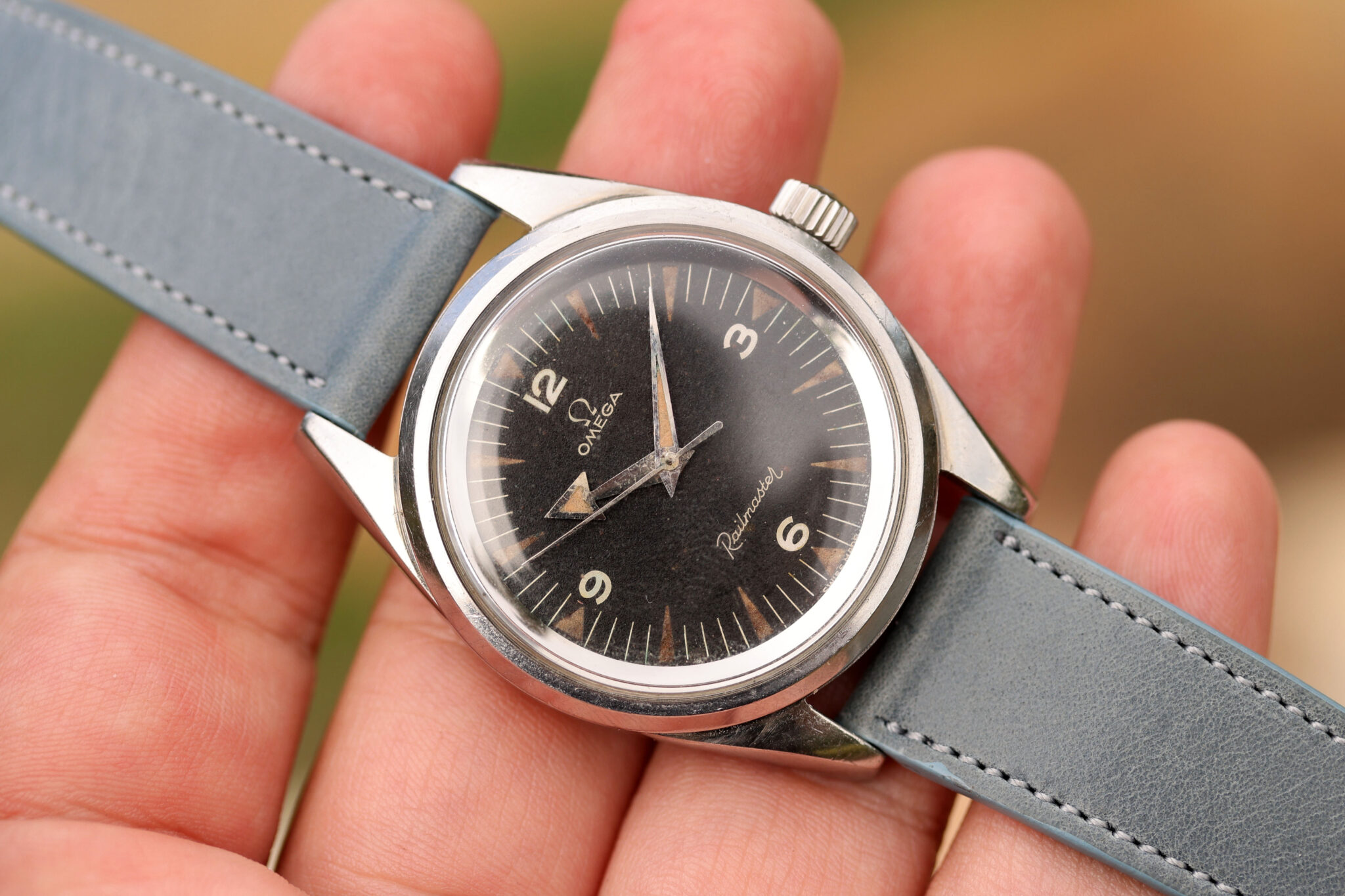 1957 Omega Railmaster ref. 2914-1 Broad Arrow with Extract - Lunar ...