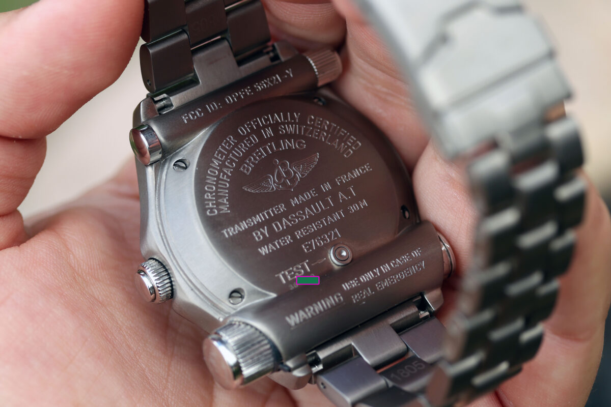 2006 Breitling Emergency ref. E76321 “Blackwater Logo Dial” – Lunar ...