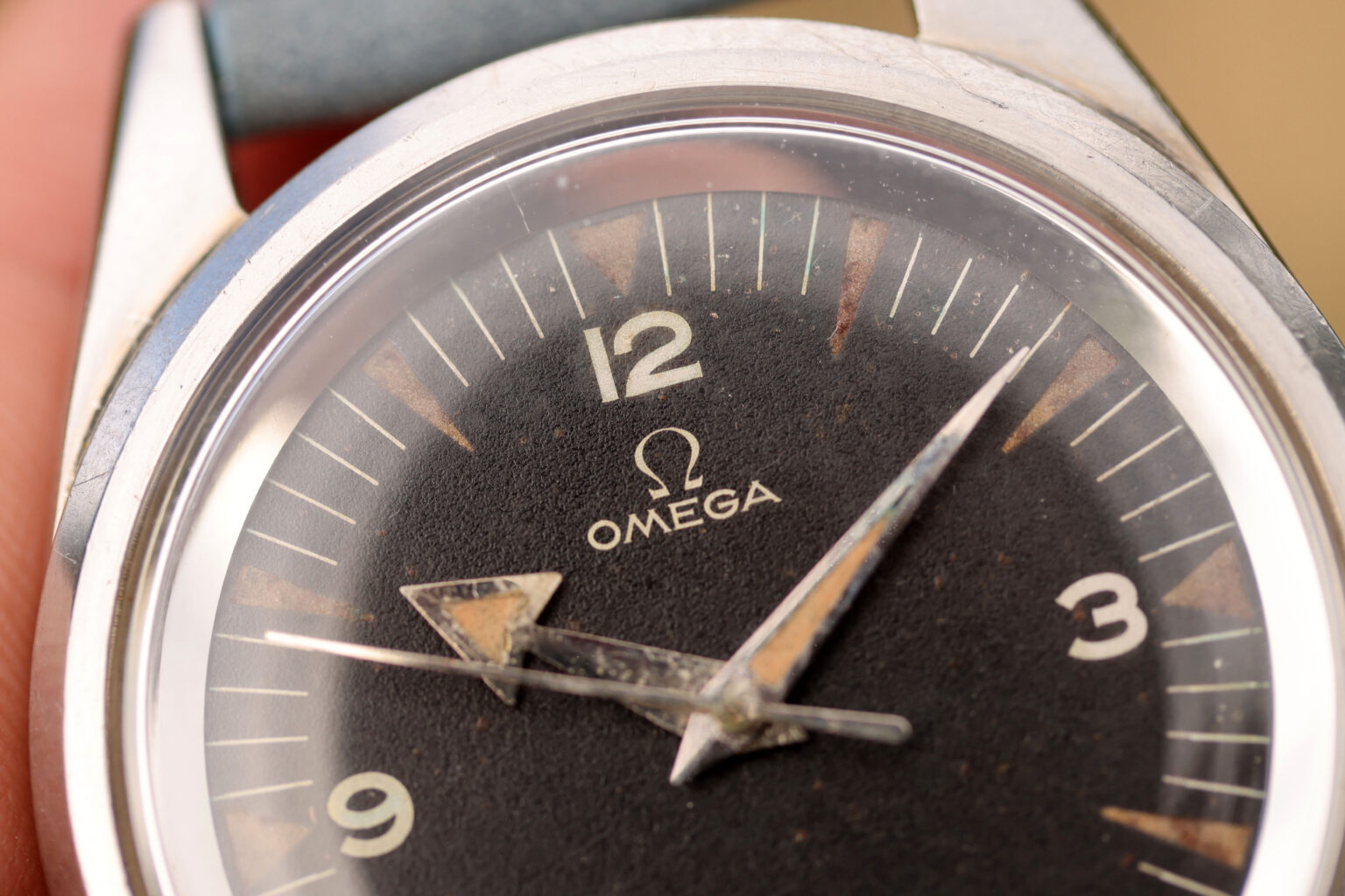 1957 Omega Railmaster ref. 2914-1 Broad Arrow with Extract - Lunar ...