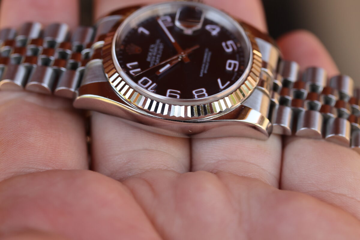 2012 Rolex DateJust ref. 116234 "Blue Concentric Arabic Dial" - Lunar ...