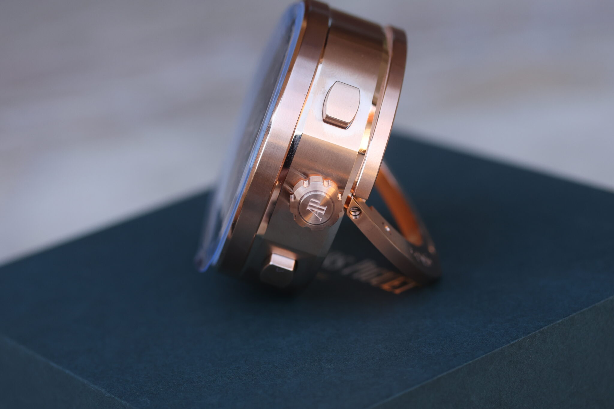 Audemars Piguet Code 11.59 Desk Clock Blue Dial, Chronograph Version ...
