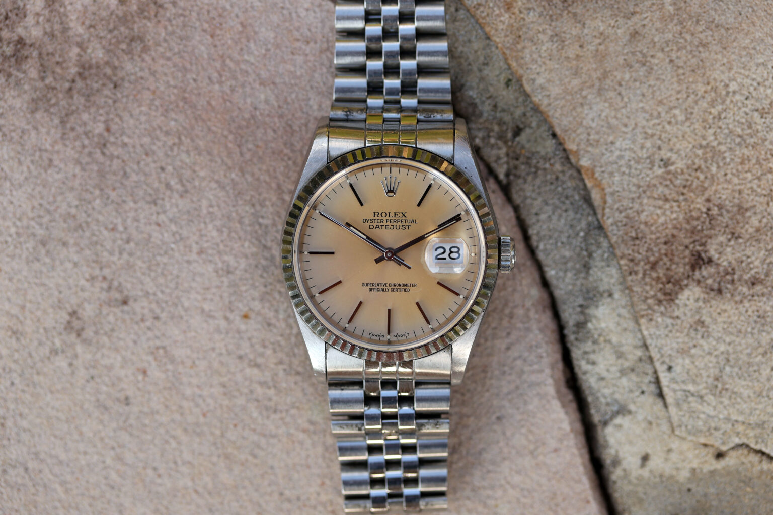 1993 Rolex DateJust ref. 16234 with Tropical Dial - Lunar Oyster ...