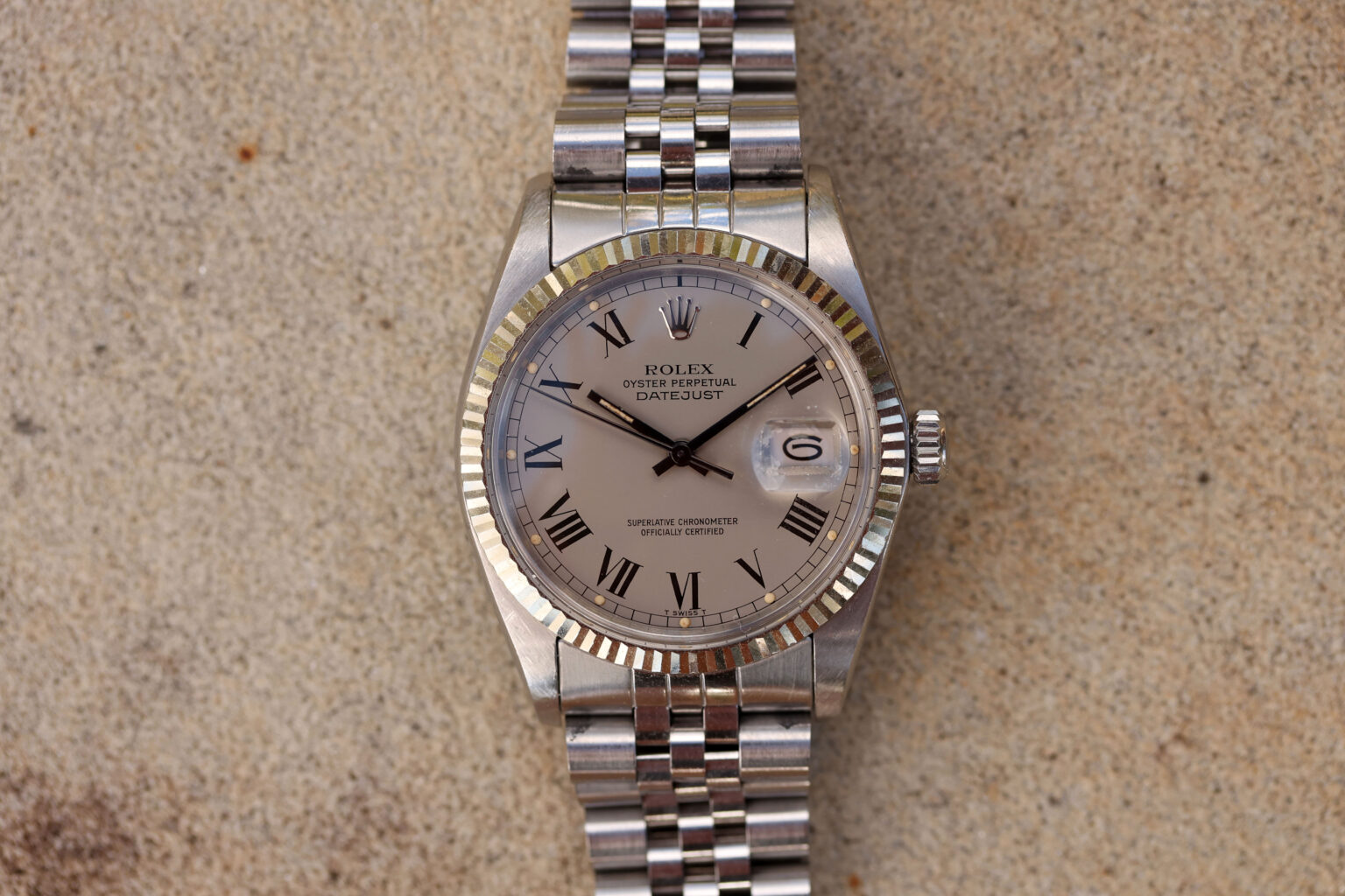 1980 Rolex DateJust ref. 16014 "Gray Buckley Dial" - Lunar Oyster ...