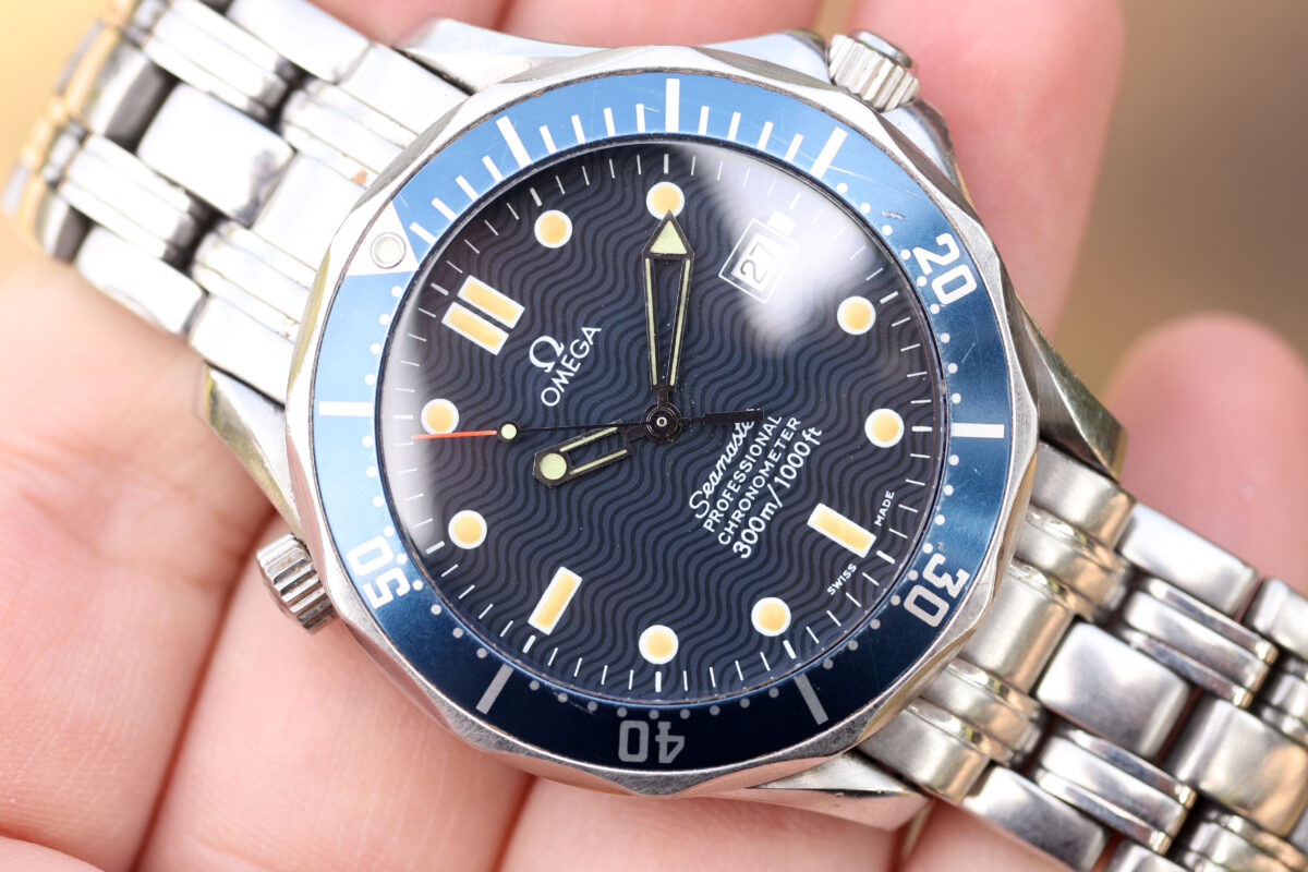 1986 Omega Seamaster Blue Wave Dial ref. 2531.80 Yellow Patina - Lunar ...