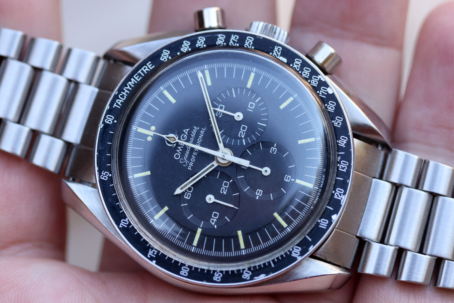 1971 Omega Speedmaster Moonwatch ref. 145.022-71 Step Dial - Lunar ...