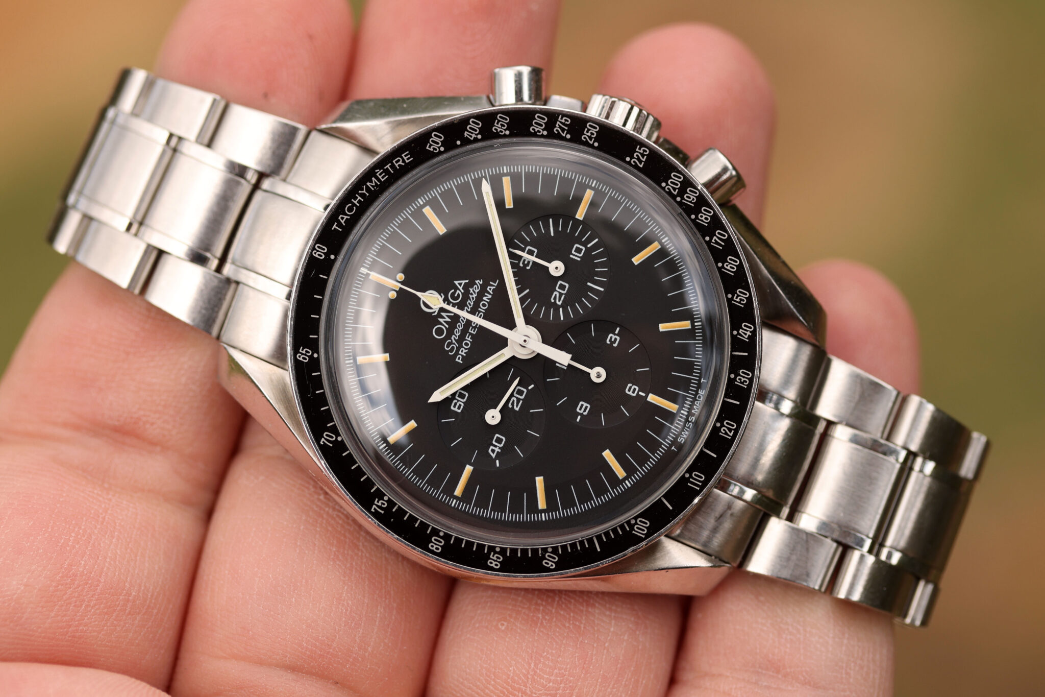 1997 Omega Speedmaster Moonwatch ref. 3572.50 "Hesalite Sandwich ...