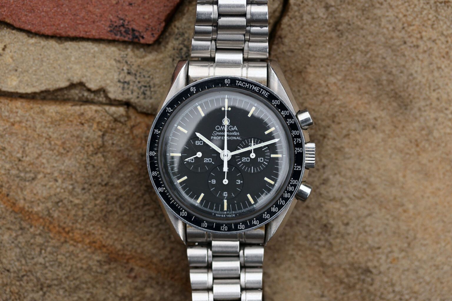 1992 Omega Speedmaster Moonwatch 3592.50 Hesalite Sandwich Apollo XI ...