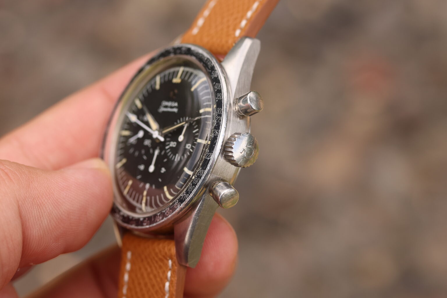 1963 Omega Speedmaster Straight Lug 105.002-62 Transitional Model ...