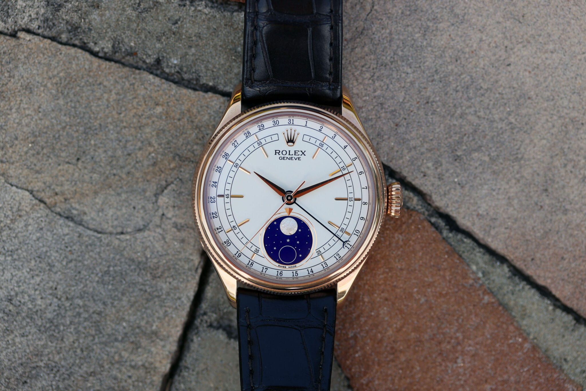 2021 Rolex Cellini Moonphase ref. 50535 Rose Gold, Box & Papers - Lunar ...