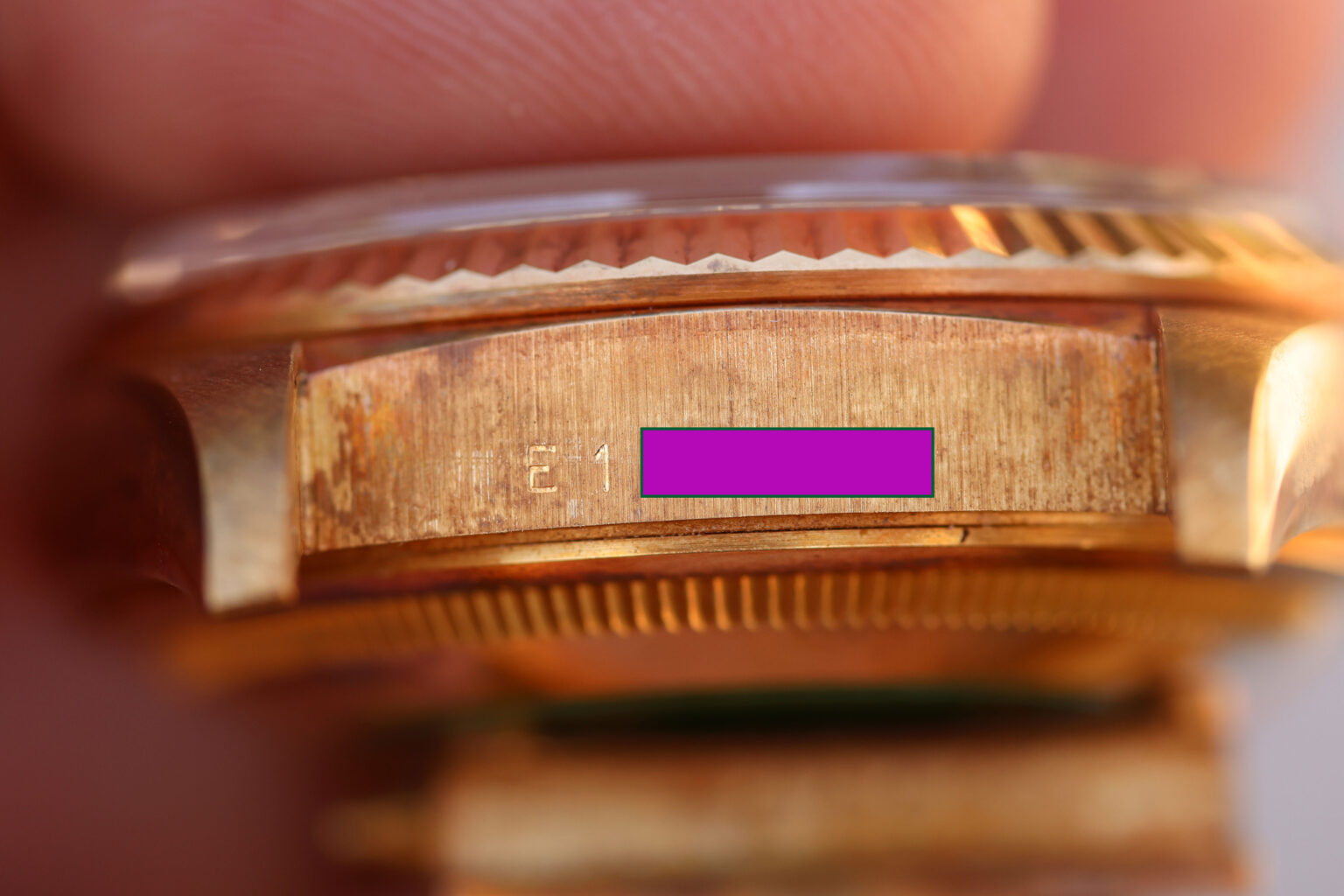 1990 Rolex Day-Date ref. 18238 Diamond String Ruby, Full Set, Heavy ...