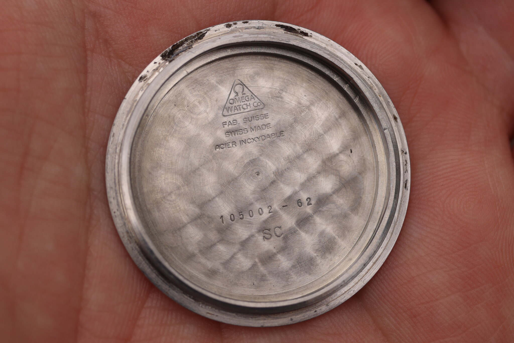 1963 Omega Speedmaster Straight Lug 105.002-62 Transitional Model ...