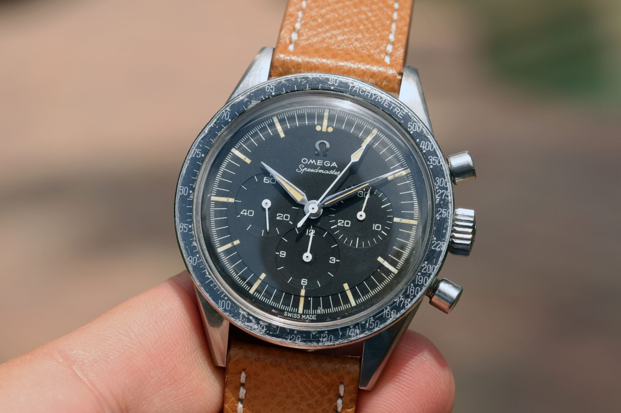 1963 Omega Speedmaster Straight Lug 105.002-62 Transitional Model ...