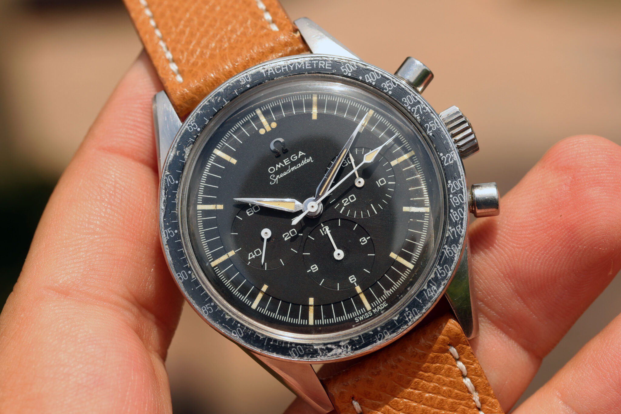 1963 Omega Speedmaster Straight Lug 105.002-62 Transitional Model ...