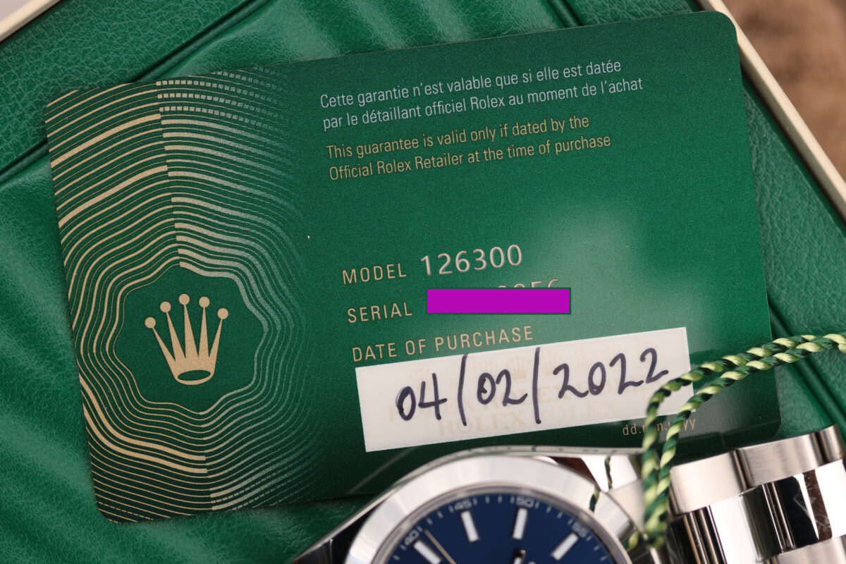 2022 Rolex DateJust ref. 126300 Bright Blue Dial, Full Set - Lunar ... 2022 Rolex DateJust ref. 126300 Bright Blue Dial, Full Set - Lunar ...