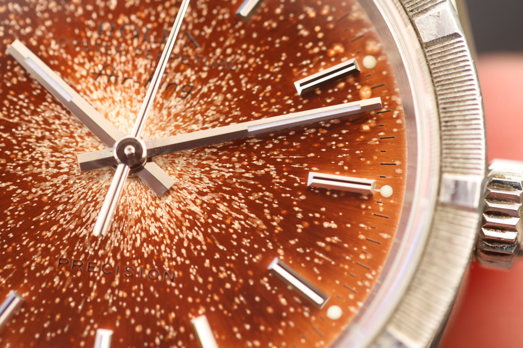 1999 Rolex Air-King ref. 14010 "Exploding Star Tropical Dial" - Lunar ...