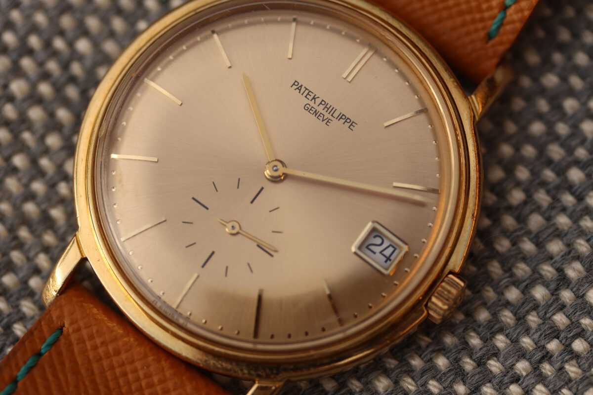 1960's Patek Philippe ref. 3445 Calatrava Date 18kt Yellow Gold ...