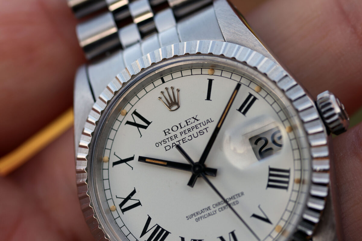 1981 Rolex DateJust ref. 16030 “White Buckley Dial” - Lunar Oyster ...