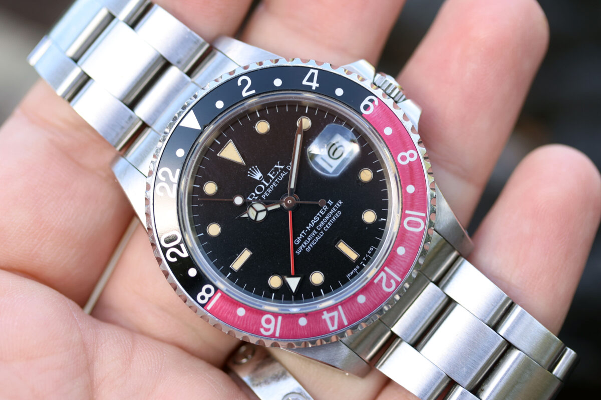 1986 Rolex GMT-Master 2 ref. 16760 “Fat Lady, Vivid Patina” - Lunar Oyster - Buying and Selling