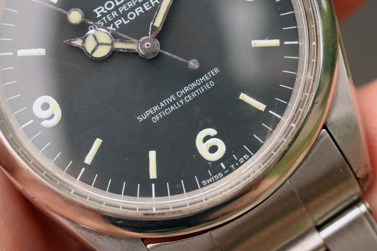 1967 Rolex Explorer 1 ref. 1016 MK1 “Frog Foot” Dial – Lunar Oyster ...