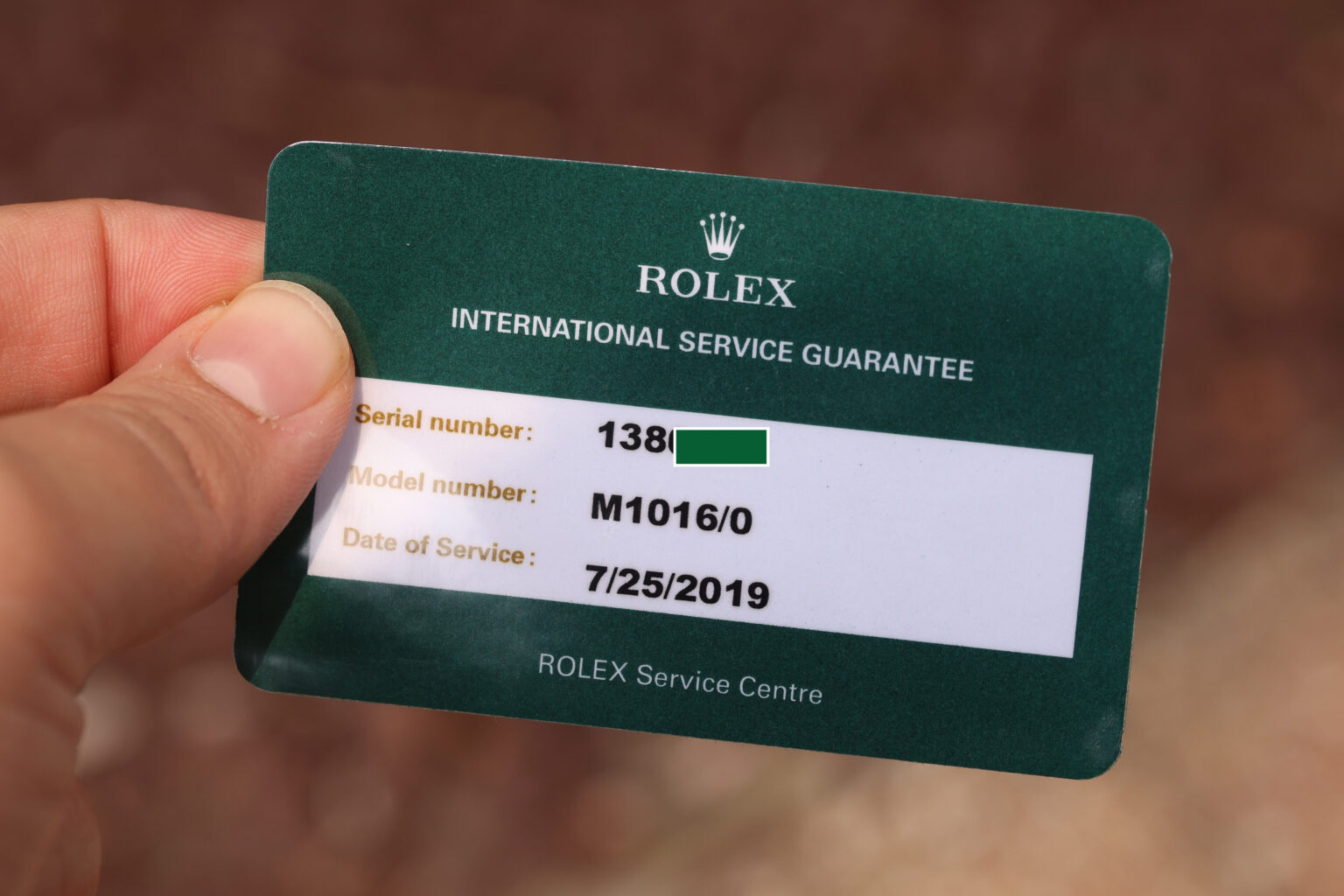 1966 Rolex Explorer 1 ref. 1016 “Gilt Tropical Dial, RSC Records ...