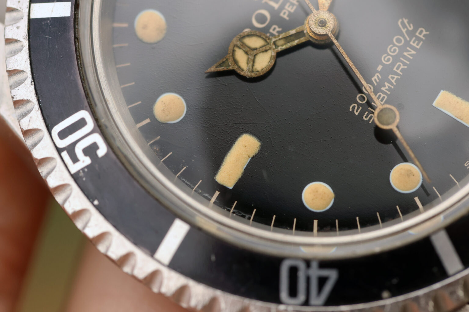 1965 Rolex Submariner ref. 5513 "Gilt and Glossy" w/ Yellow Patina ...