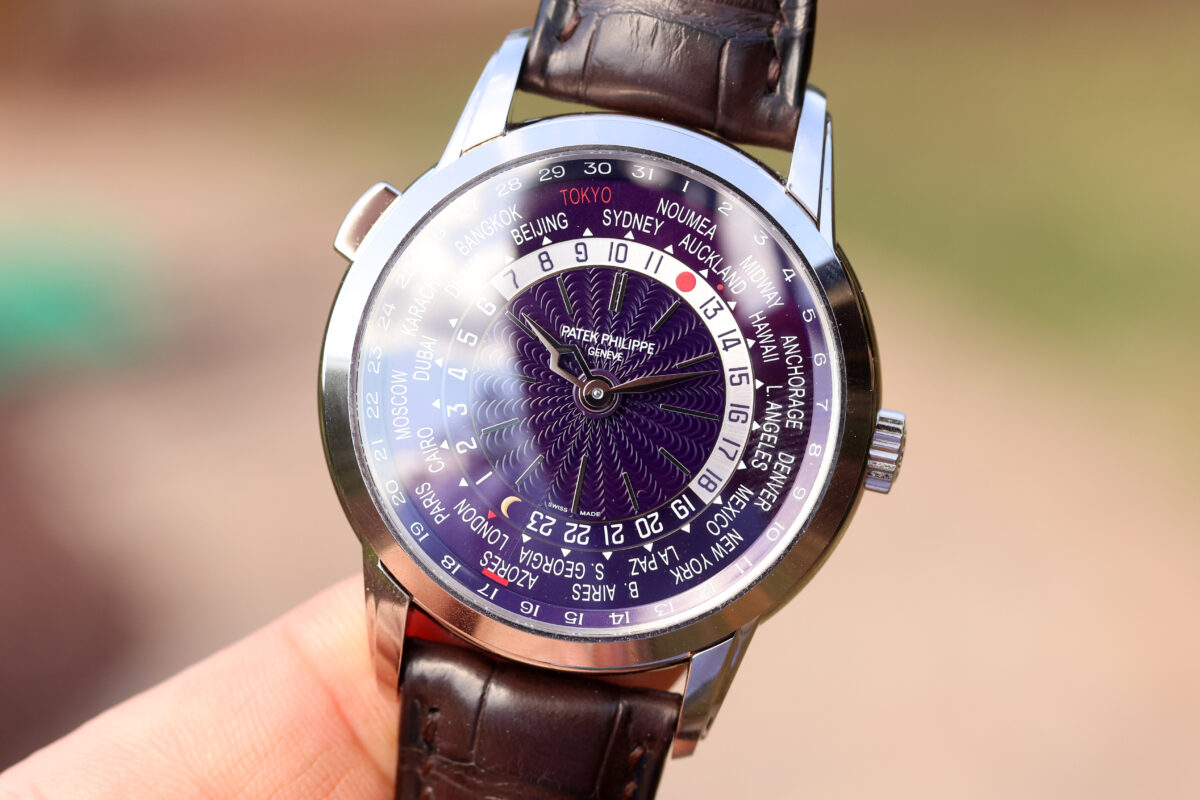 2023 Patek Philippe World Time ref. 5330G-010 "Tokyo" Plum Purple Dial ...