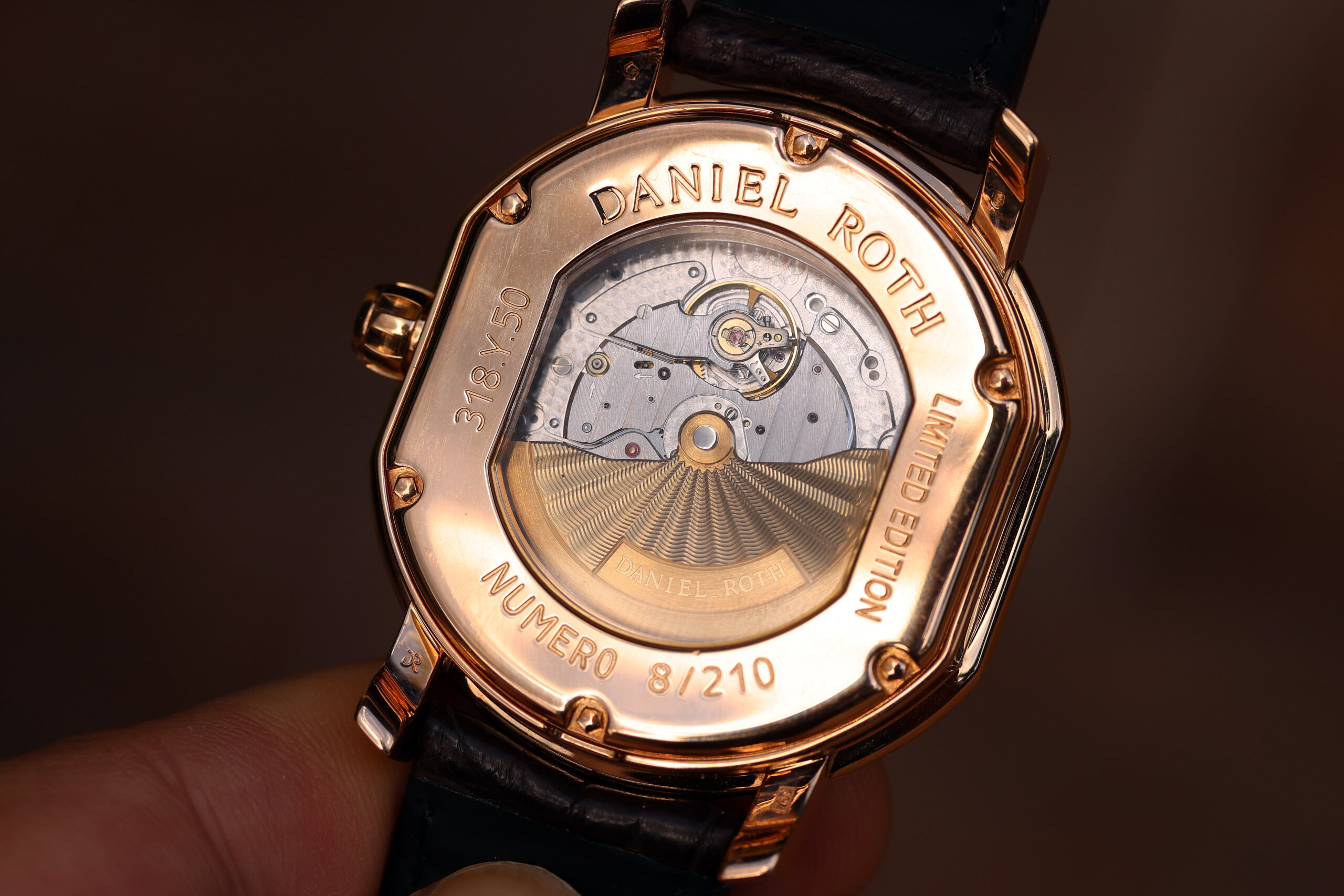 Daniel Roth Ellipsocurvex ref. 318.Y.50 Jumping Hour, Rose Gold - Lunar ...