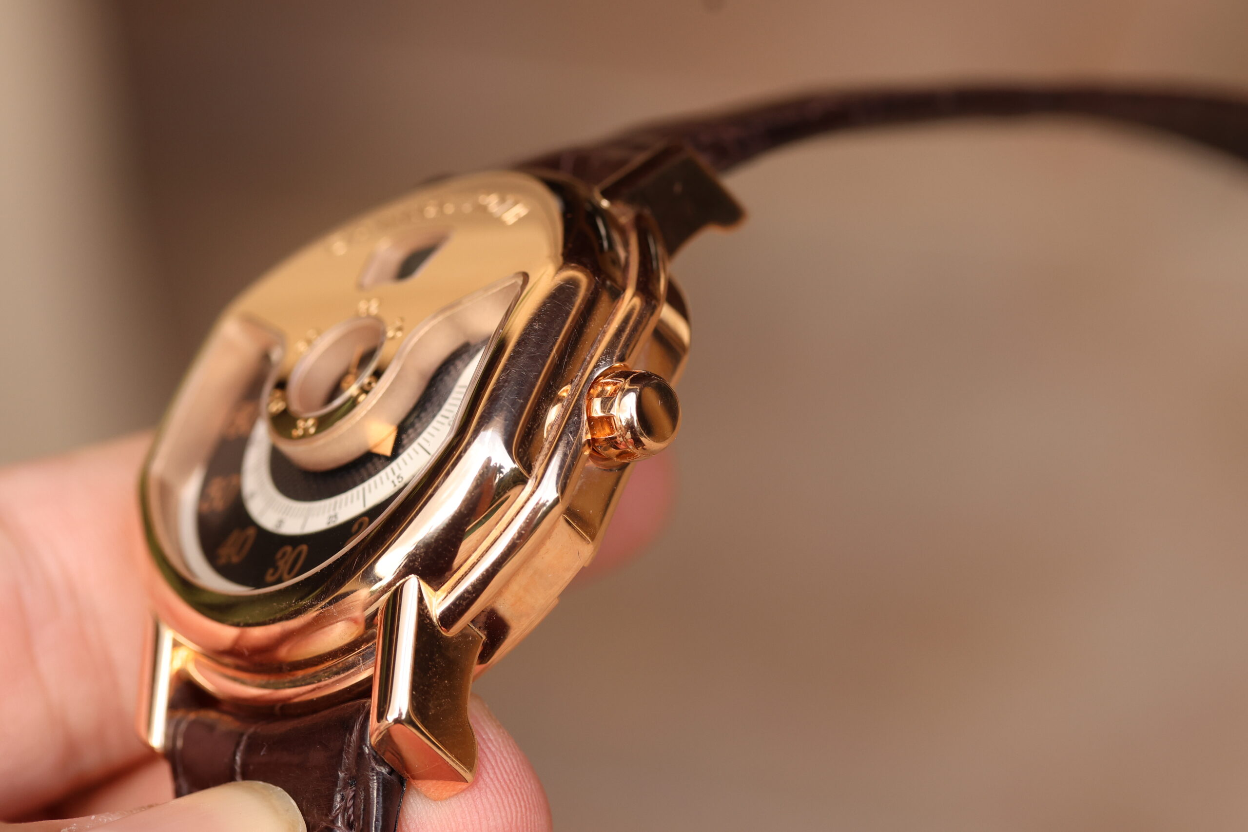 Daniel Roth Ellipsocurvex ref. 318.Y.50 Jumping Hour, Rose Gold - Lunar ...