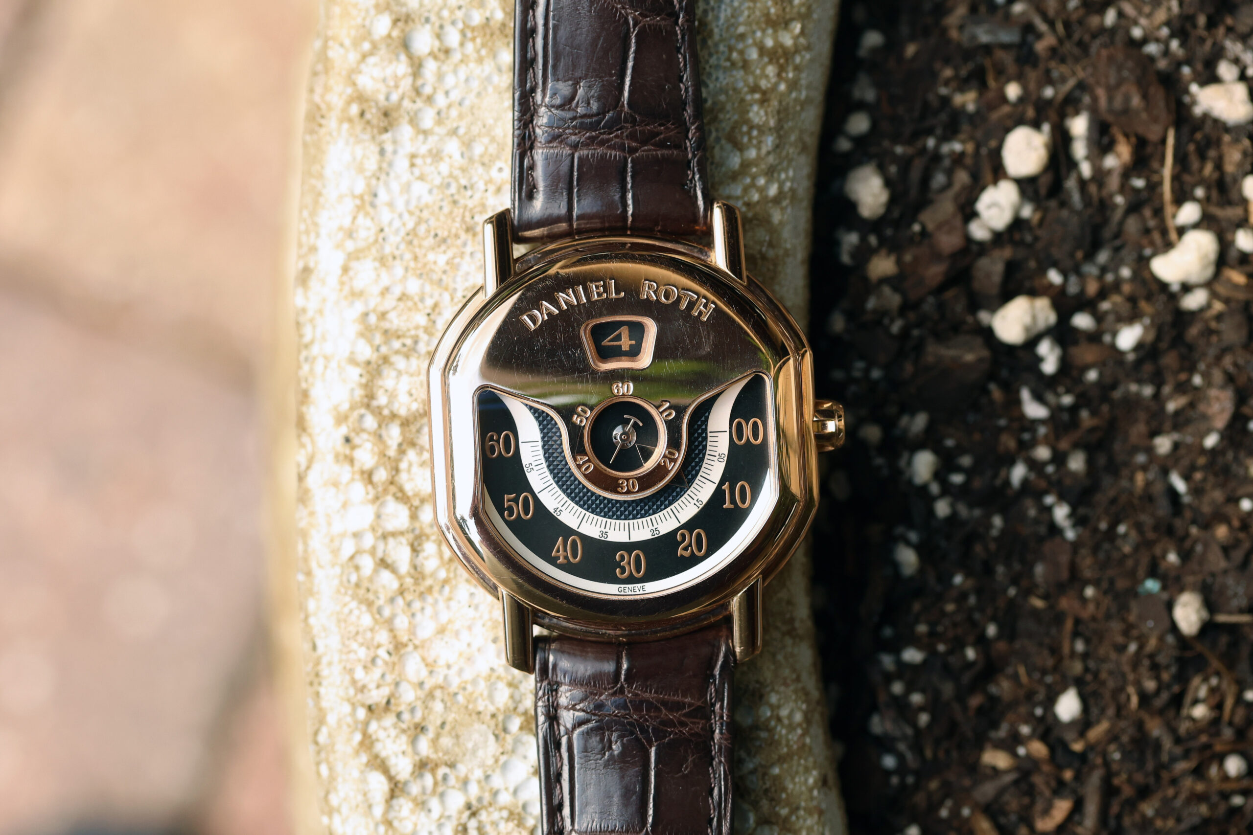 Daniel Roth Ellipsocurvex ref. 318.Y.50 Jumping Hour, Rose Gold - Lunar ...