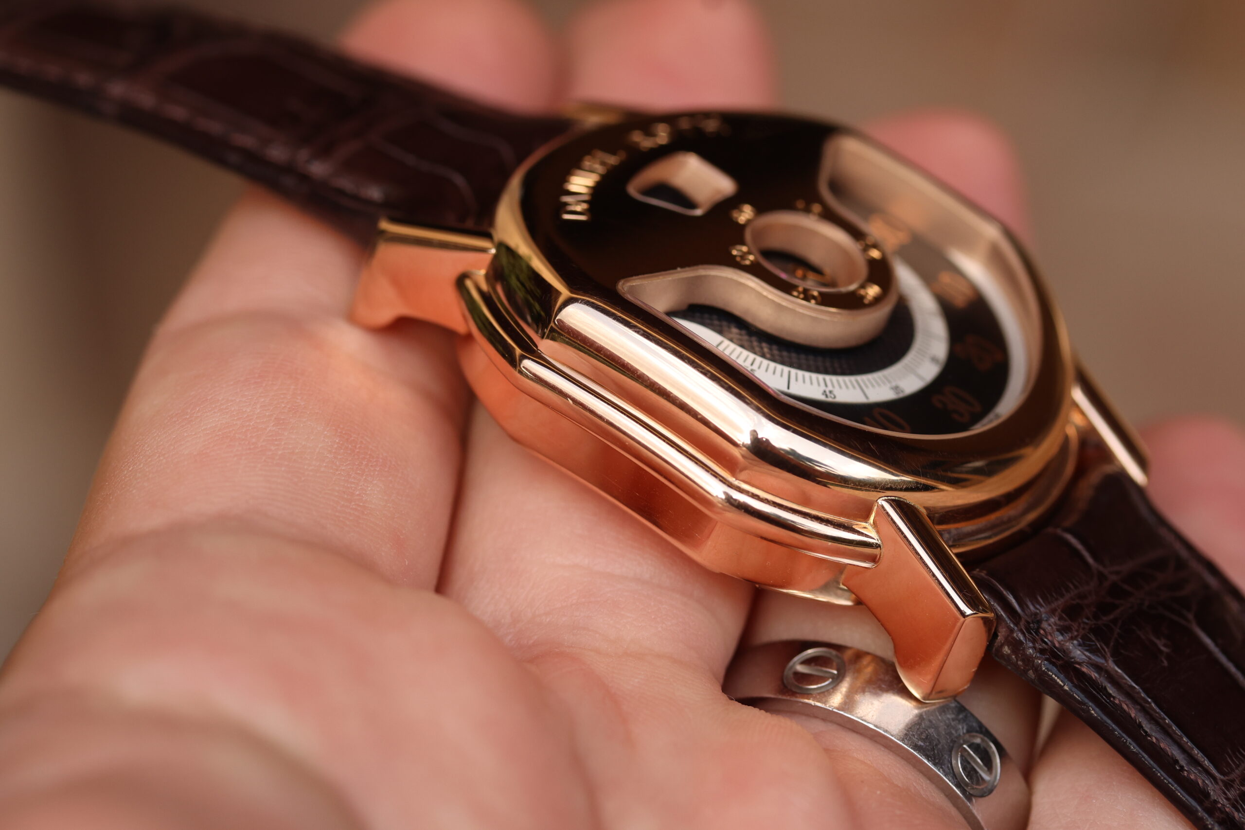 Daniel Roth Ellipsocurvex ref. 318.Y.50 Jumping Hour, Rose Gold - Lunar ...