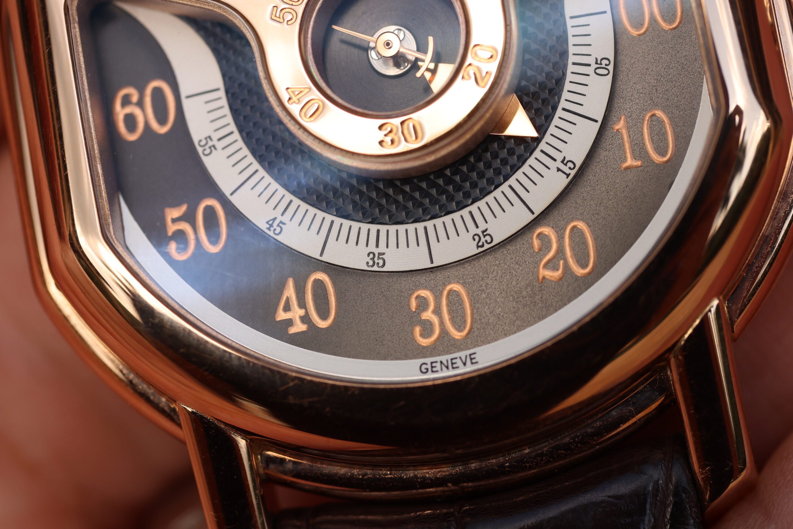 Daniel Roth Ellipsocurvex ref. 318.Y.50 Jumping Hour, Rose Gold - Lunar ...