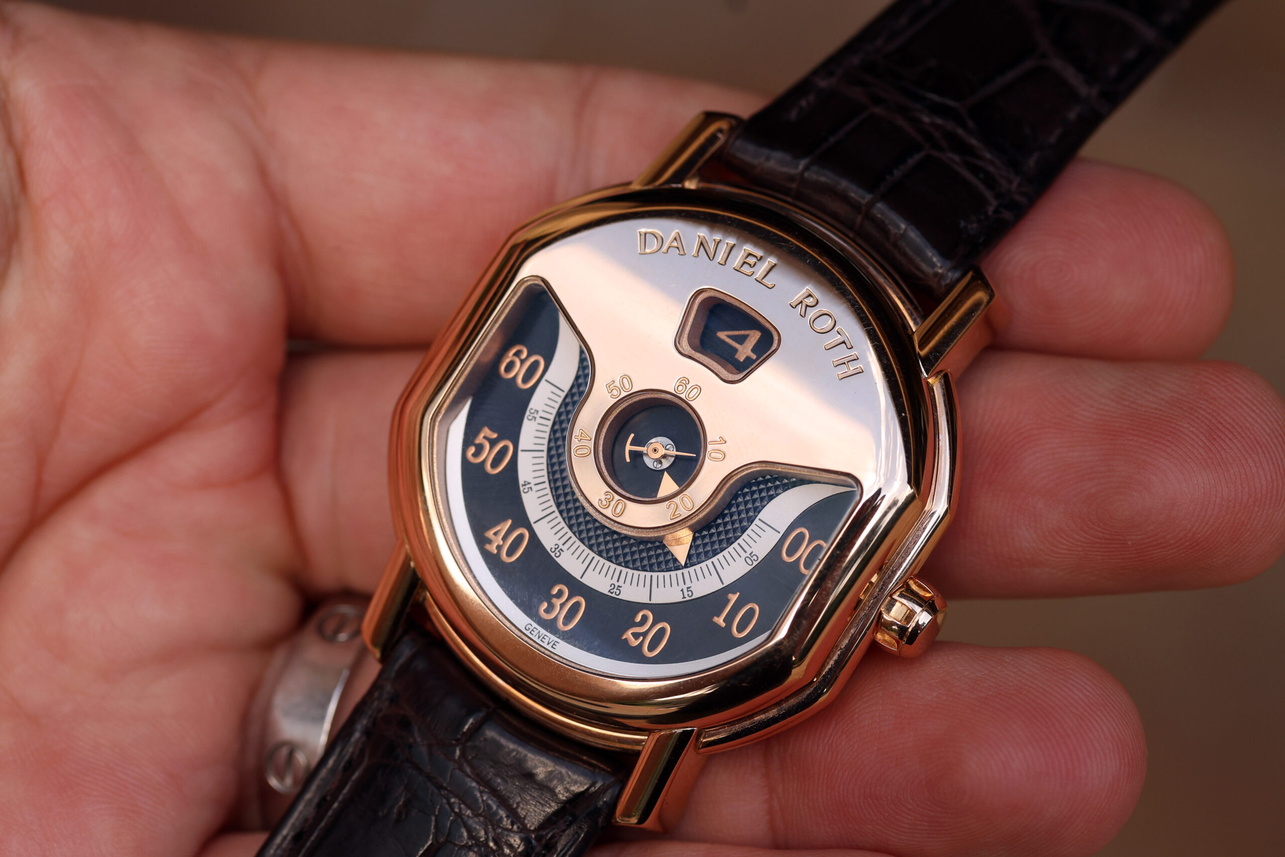 Daniel Roth Ellipsocurvex ref. 318.Y.50 Jumping Hour, Rose Gold - Lunar ...