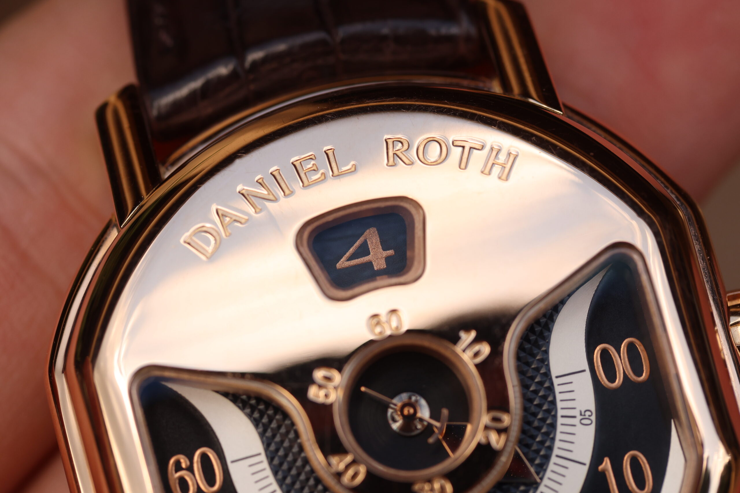 Daniel Roth Ellipsocurvex ref. 318.Y.50 Jumping Hour, Rose Gold - Lunar ...